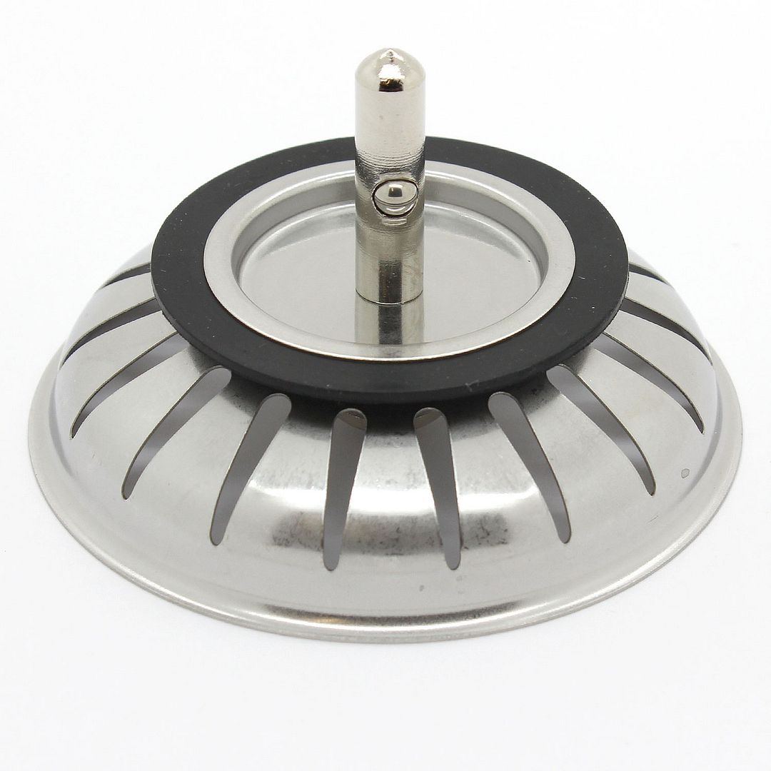 2 x Premium Kitchen Sink Replacement Drain Waste Plug | Basin Strainer ...